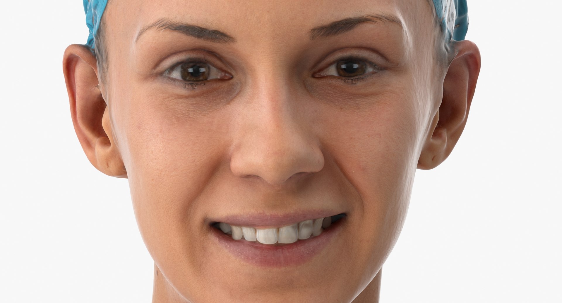 Athena human head smile 3D model - TurboSquid 1667332