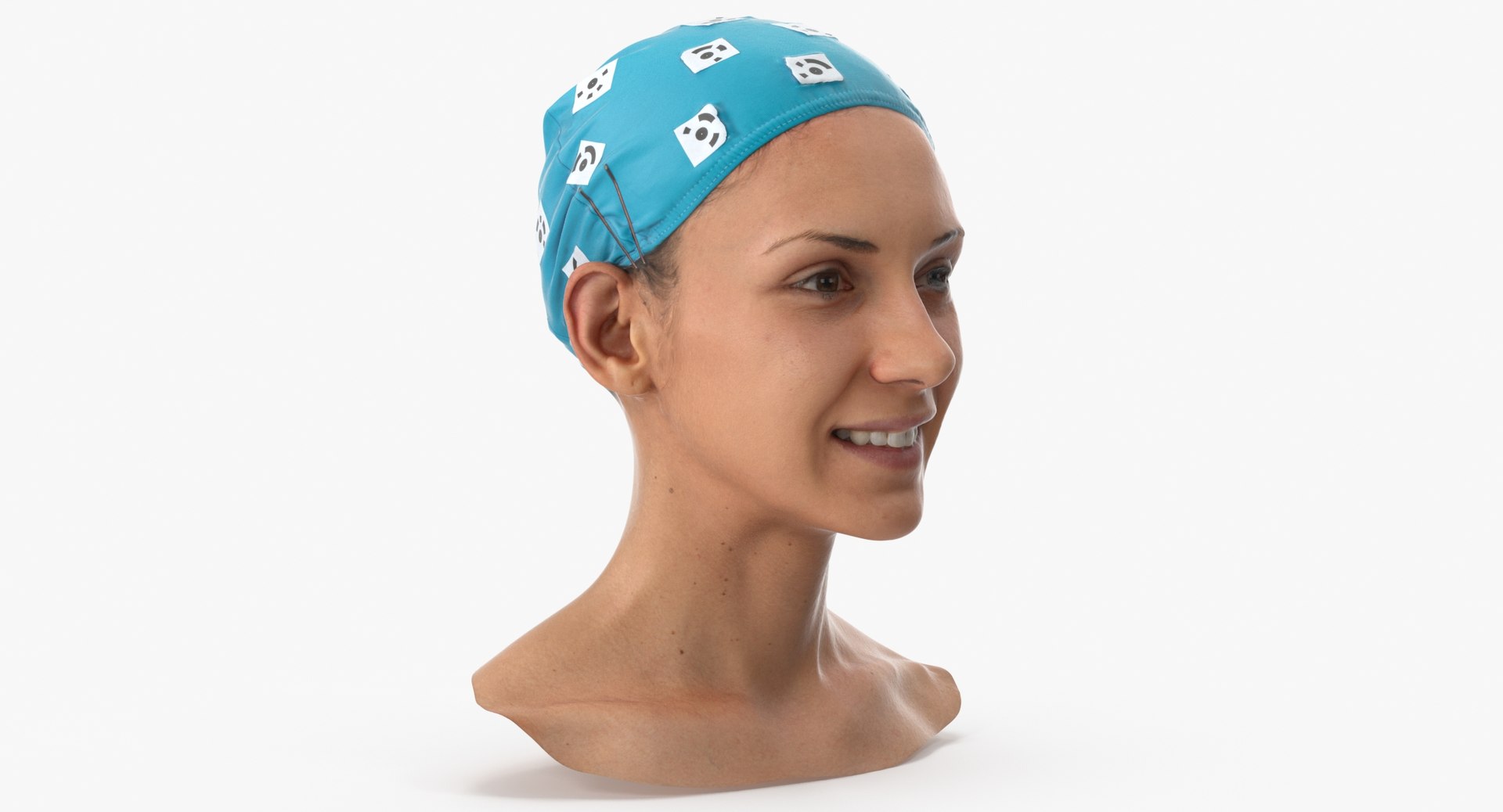 Athena human head smile 3D model - TurboSquid 1667332