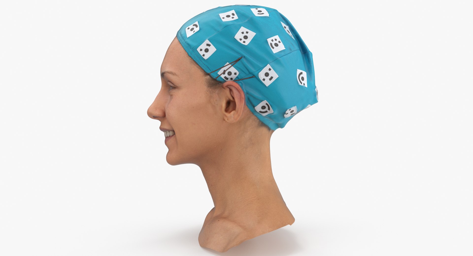 Athena human head smile 3D model - TurboSquid 1667332