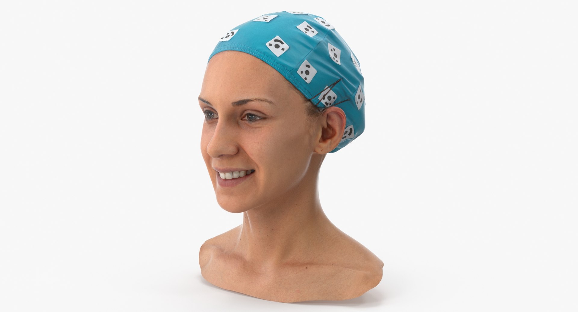 Athena human head smile 3D model - TurboSquid 1667332