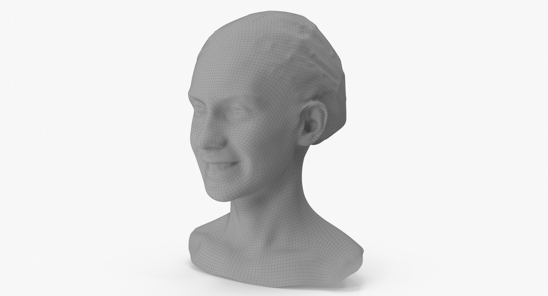 Athena Human Head Smile 3D Model - TurboSquid 1667332