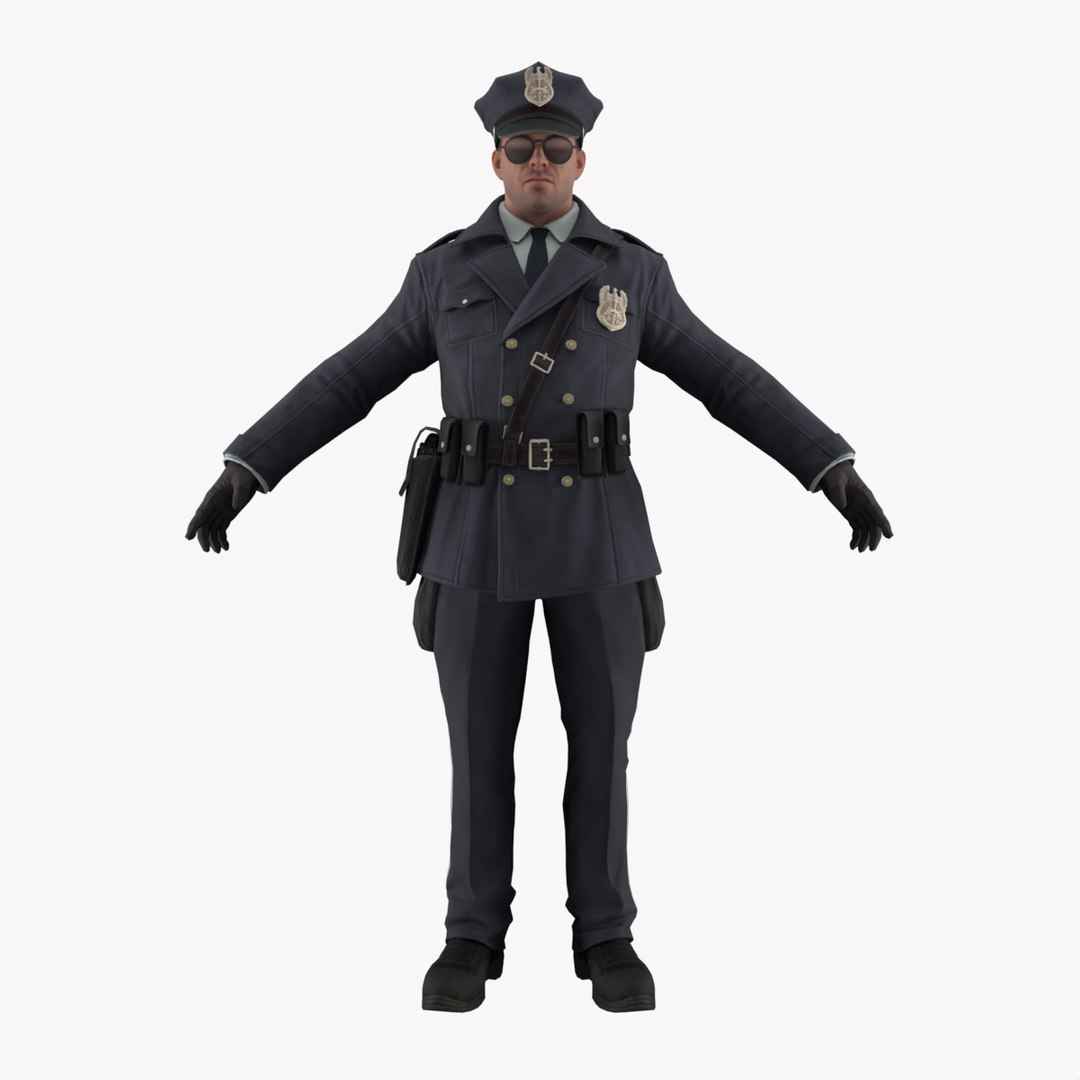Police 3D model - TurboSquid 2114310