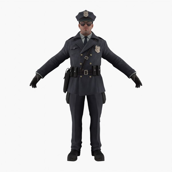 Polícia Modelo 3D - TurboSquid 2114310