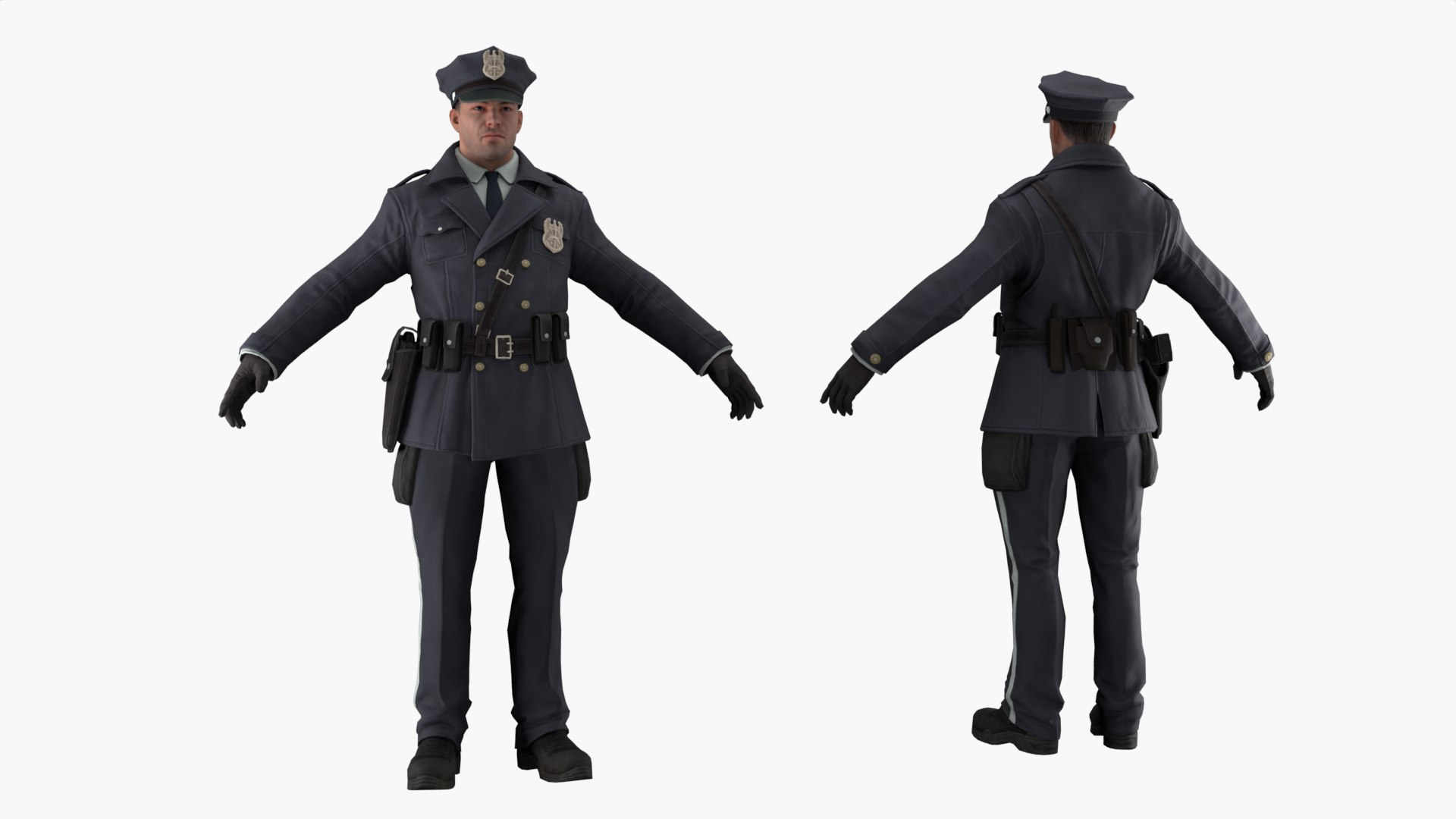 Police 3D model - TurboSquid 2114310