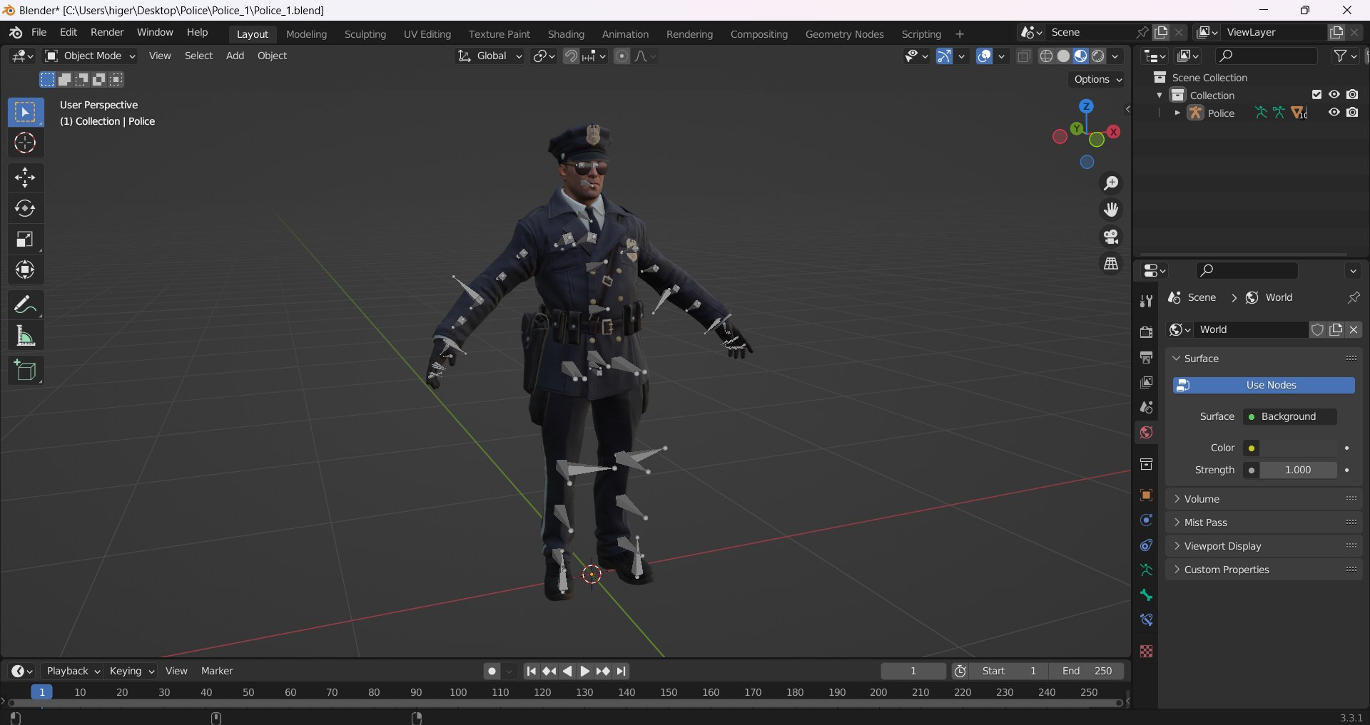 Police 3D model - TurboSquid 2114310