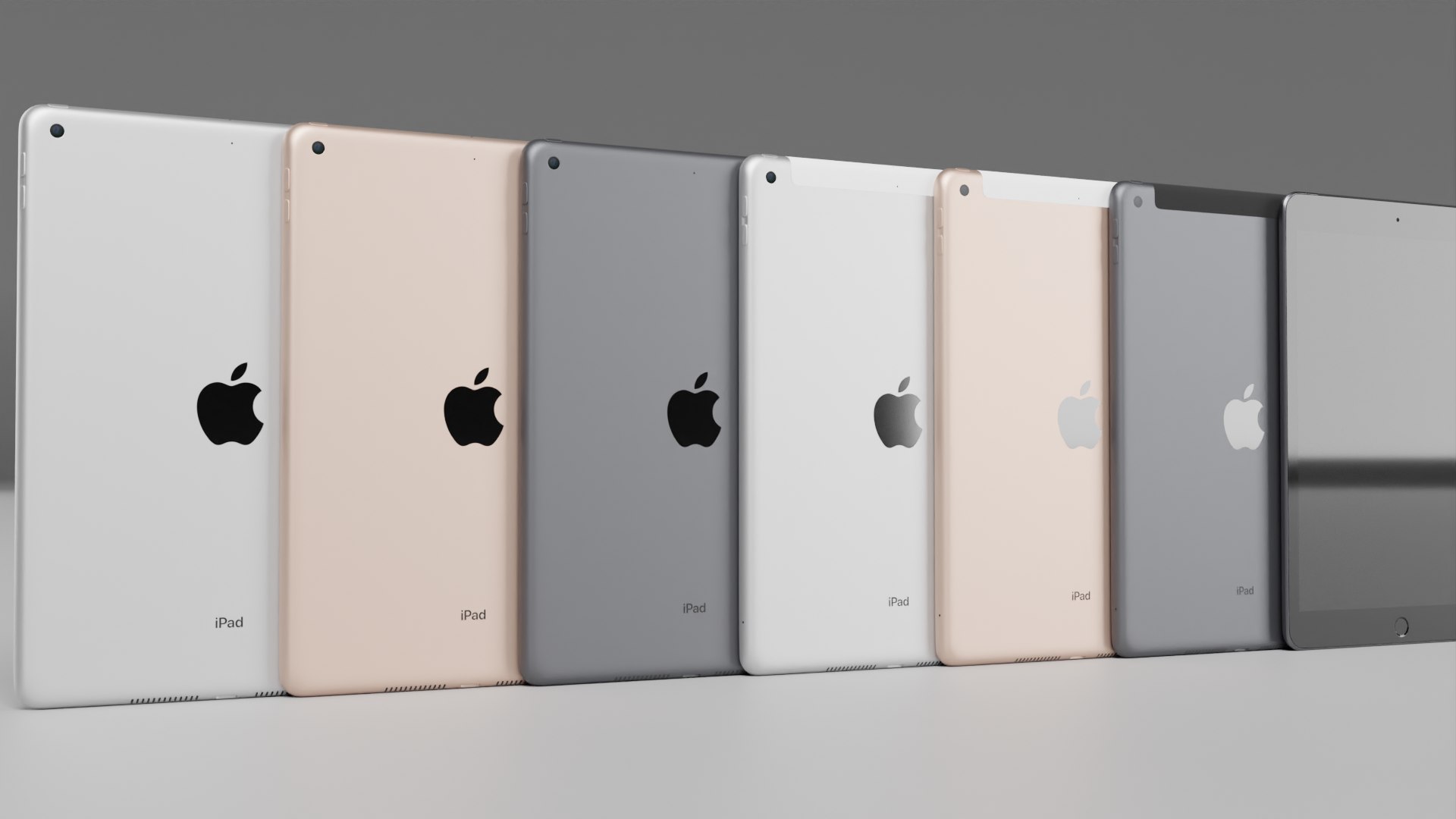 Apple IPad 8th 102inch 2020 All Colors Tablet Model - TurboSquid 2103931