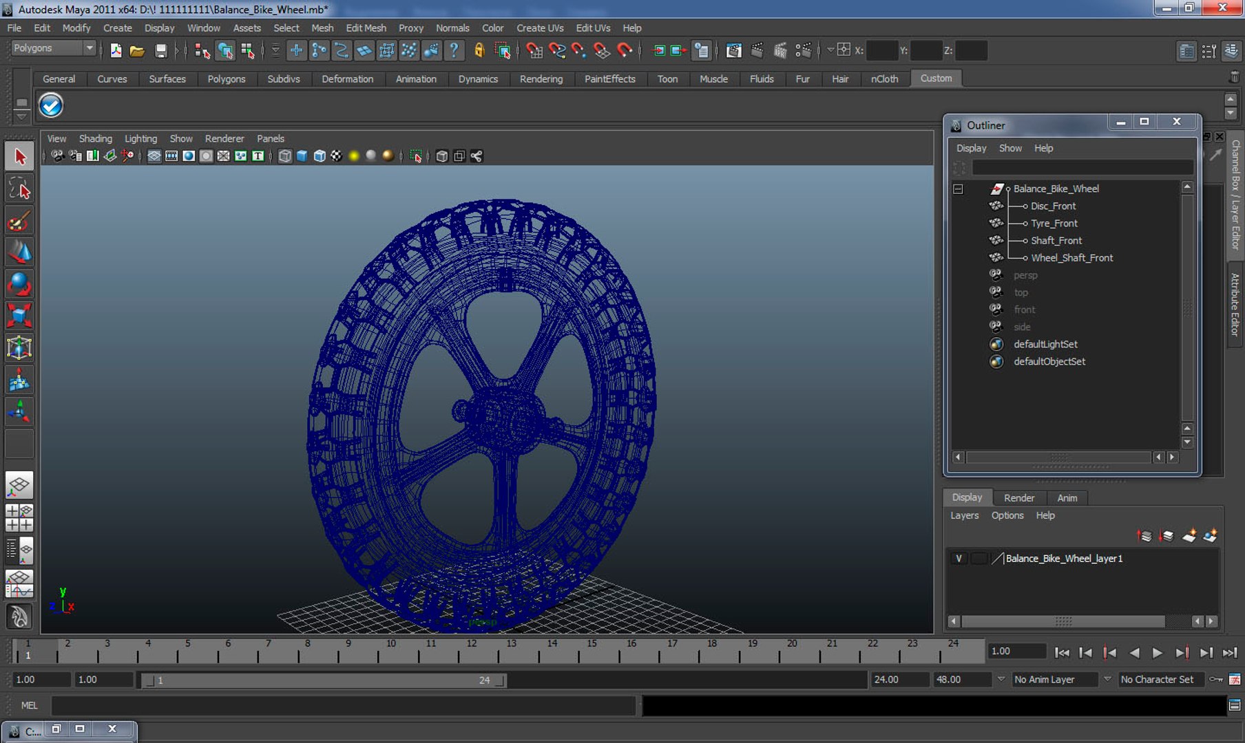 Balance Bike Wheel 3D Model - TurboSquid 1468765