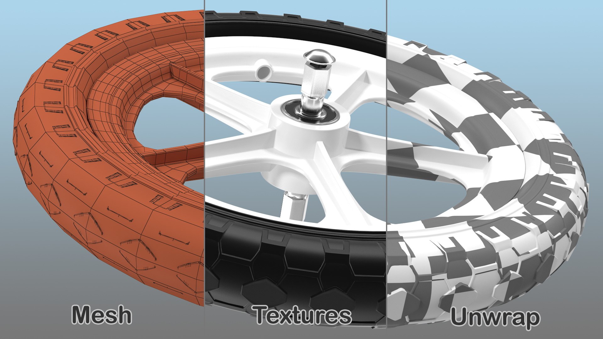 Balance Bike Wheel 3D Model - TurboSquid 1468765