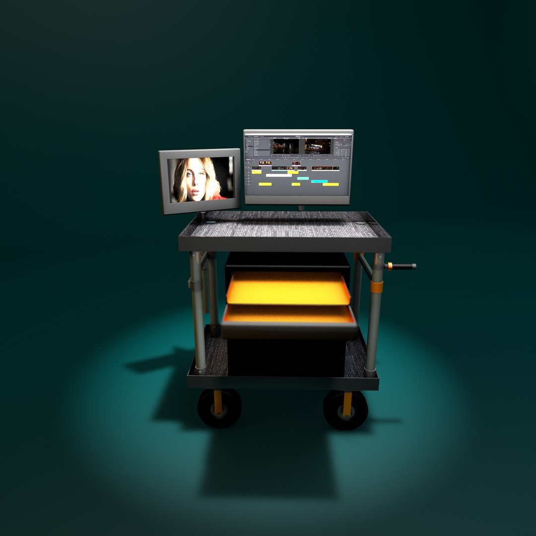 Film Cart 3D Model - TurboSquid 1381077