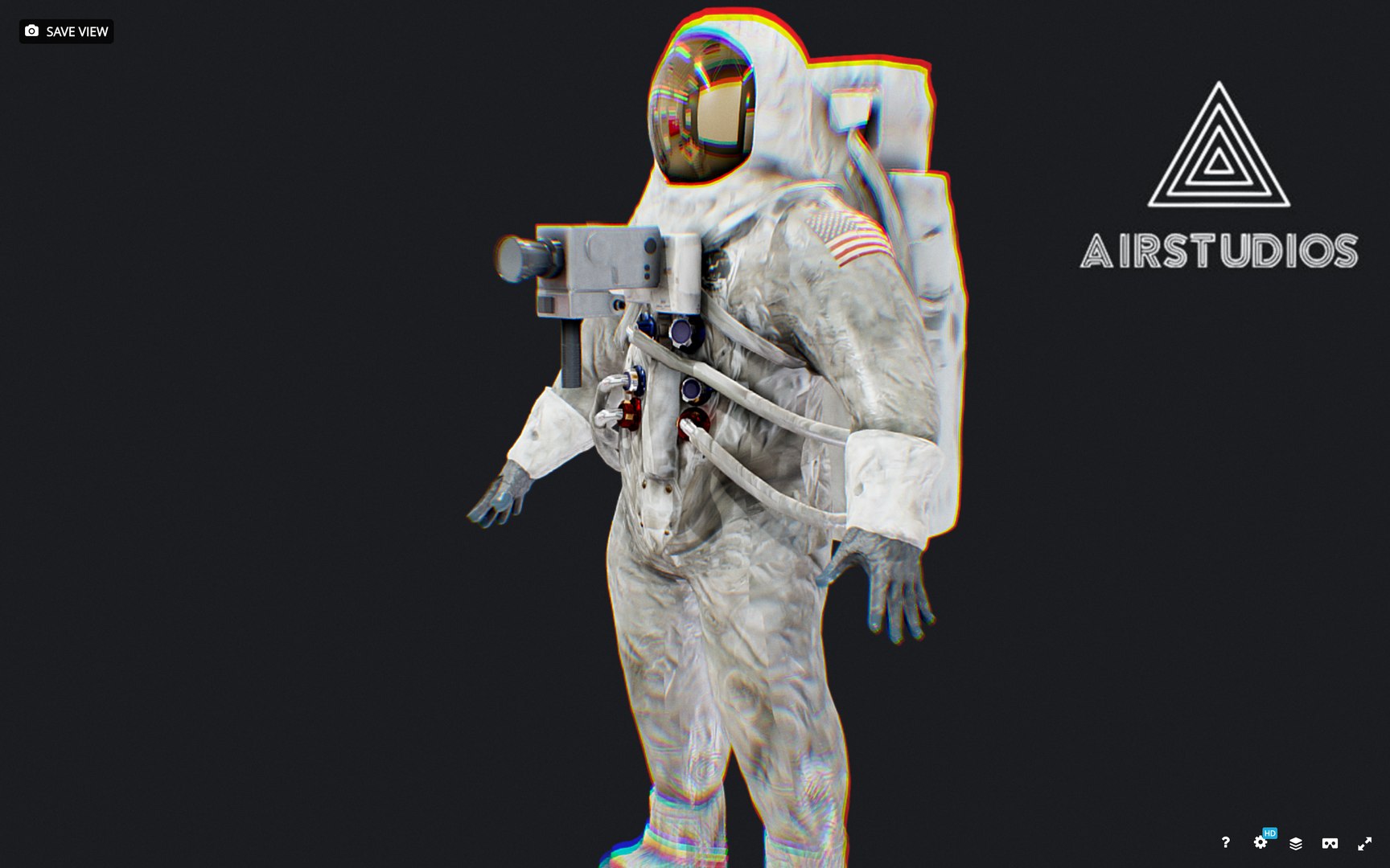 3D Neil Armstrong Astronaut Space Suit - TurboSquid 1886032