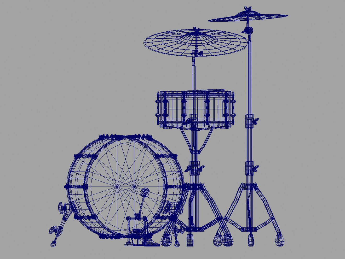 Drum Kit 3D Model - TurboSquid 1484286