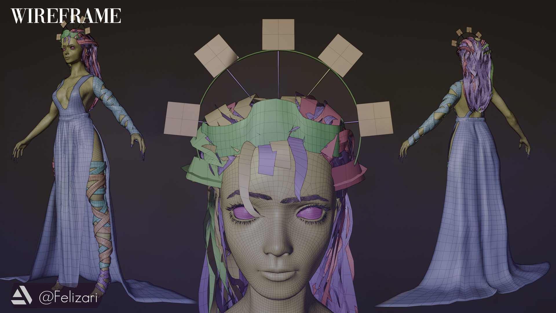 3d Elara Game Ready Character Model Turbosquid 2152766