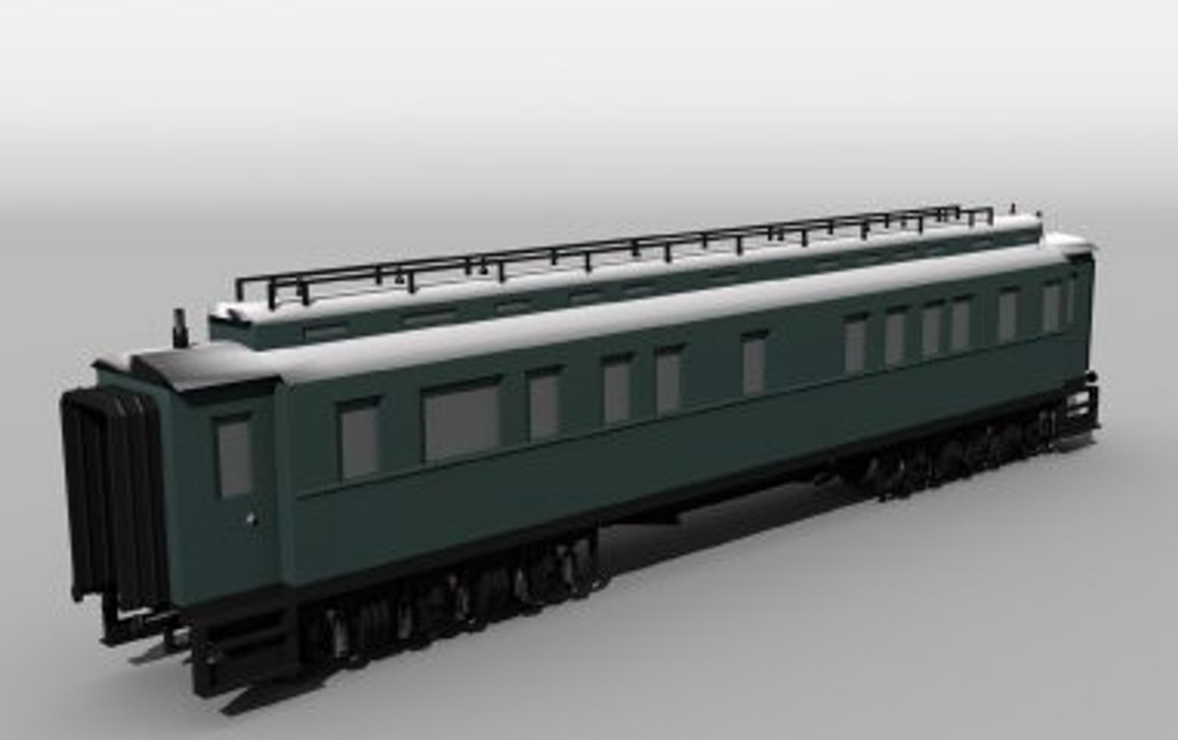 German Imperial Pullman Car 3d 3ds