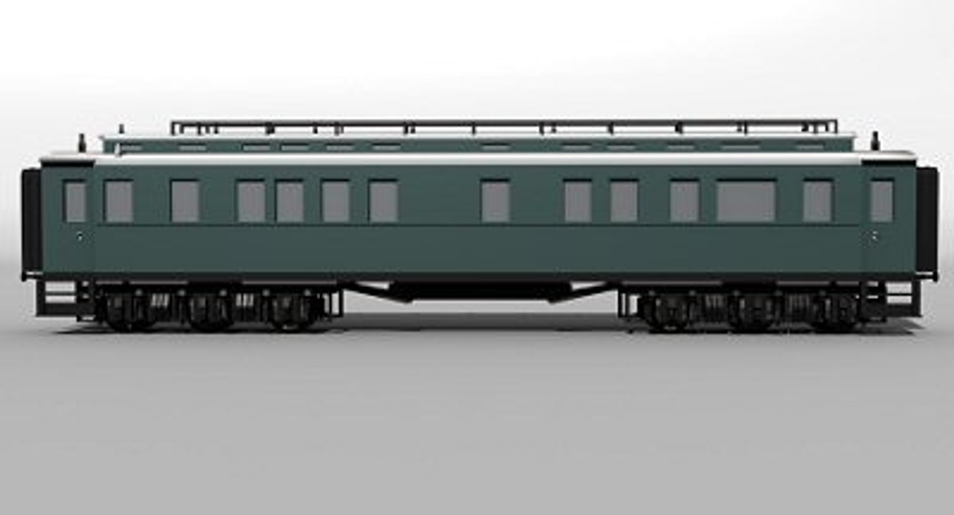German Imperial Pullman Car 3d 3ds