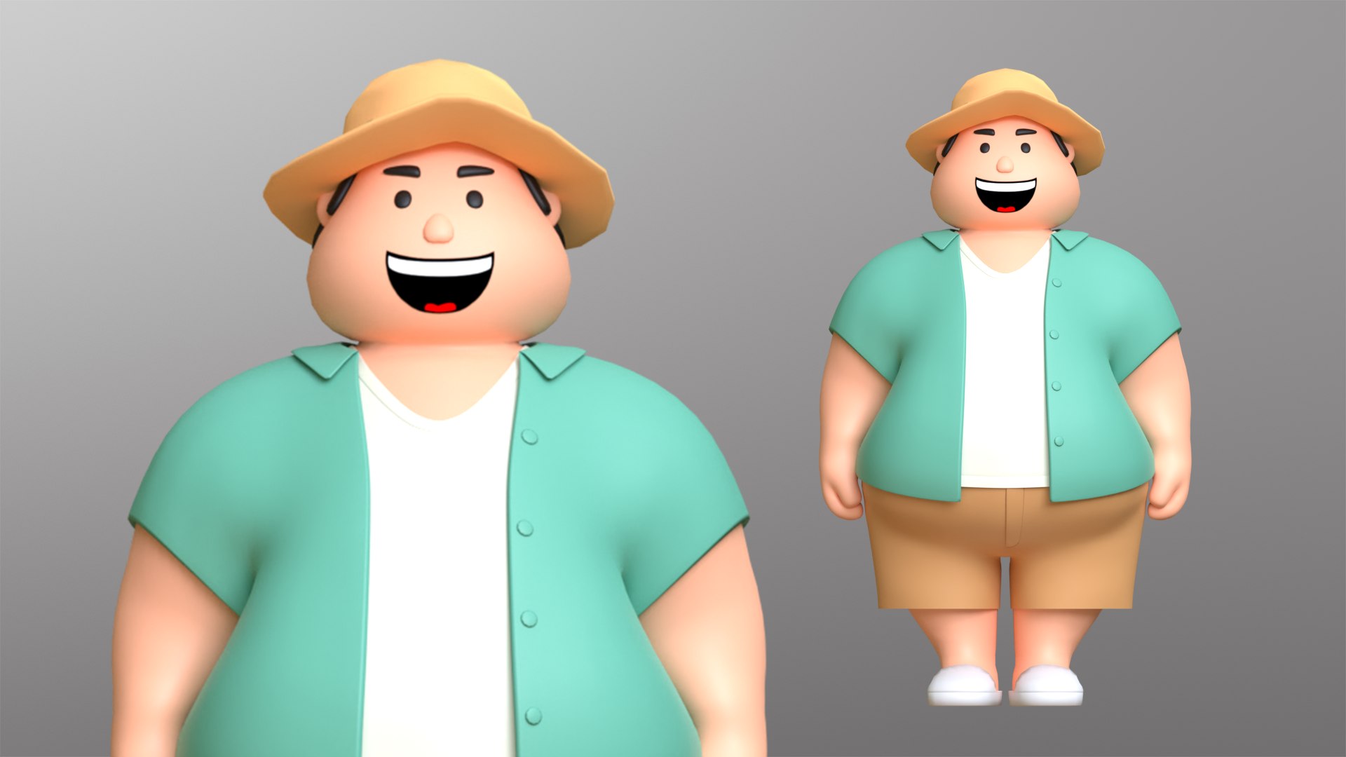 Minimal People Man Character 1006 3D Model - TurboSquid 2119101