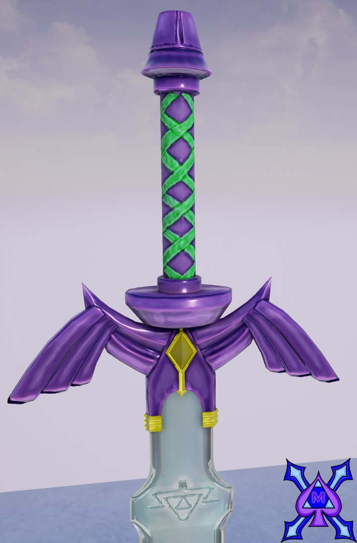 3D Zelda Master Sword Model - TurboSquid 1171528
