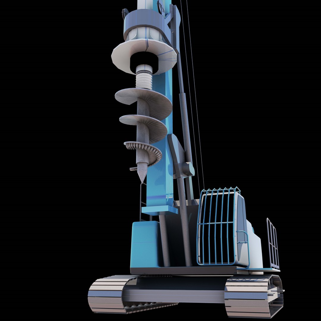 3D Hydraulic Rotary Rig Model - TurboSquid 1959212