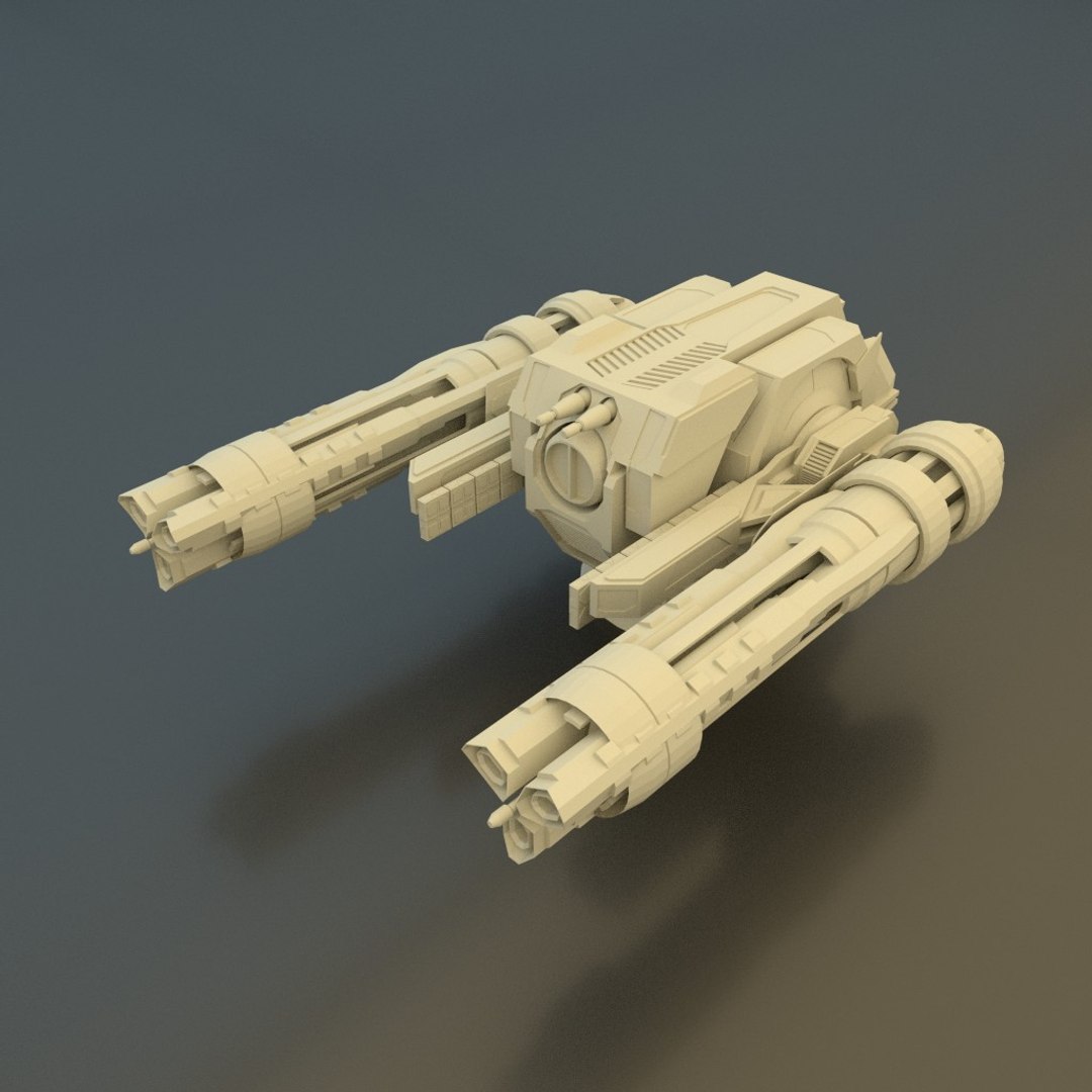 3d model energy gun