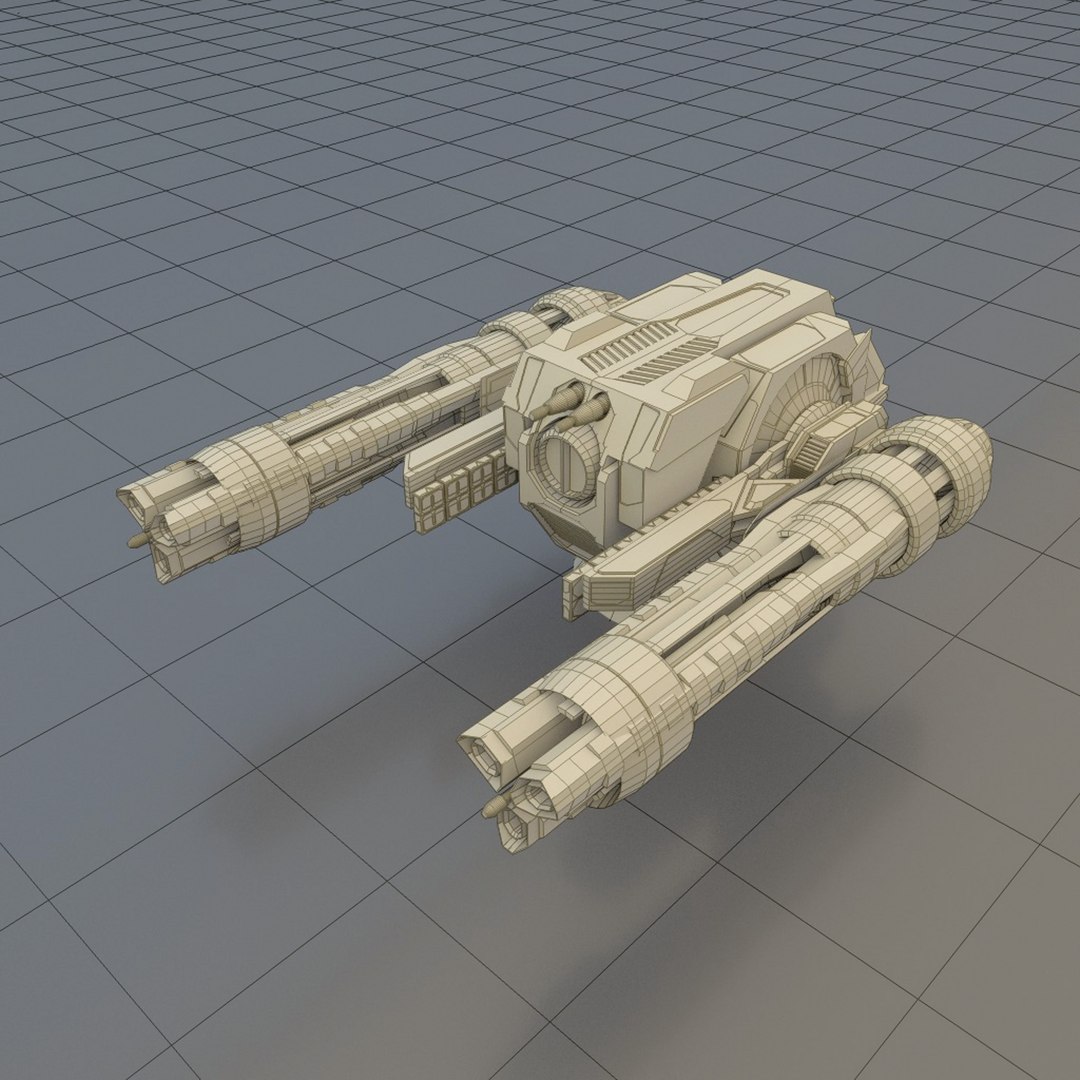 3d model energy gun