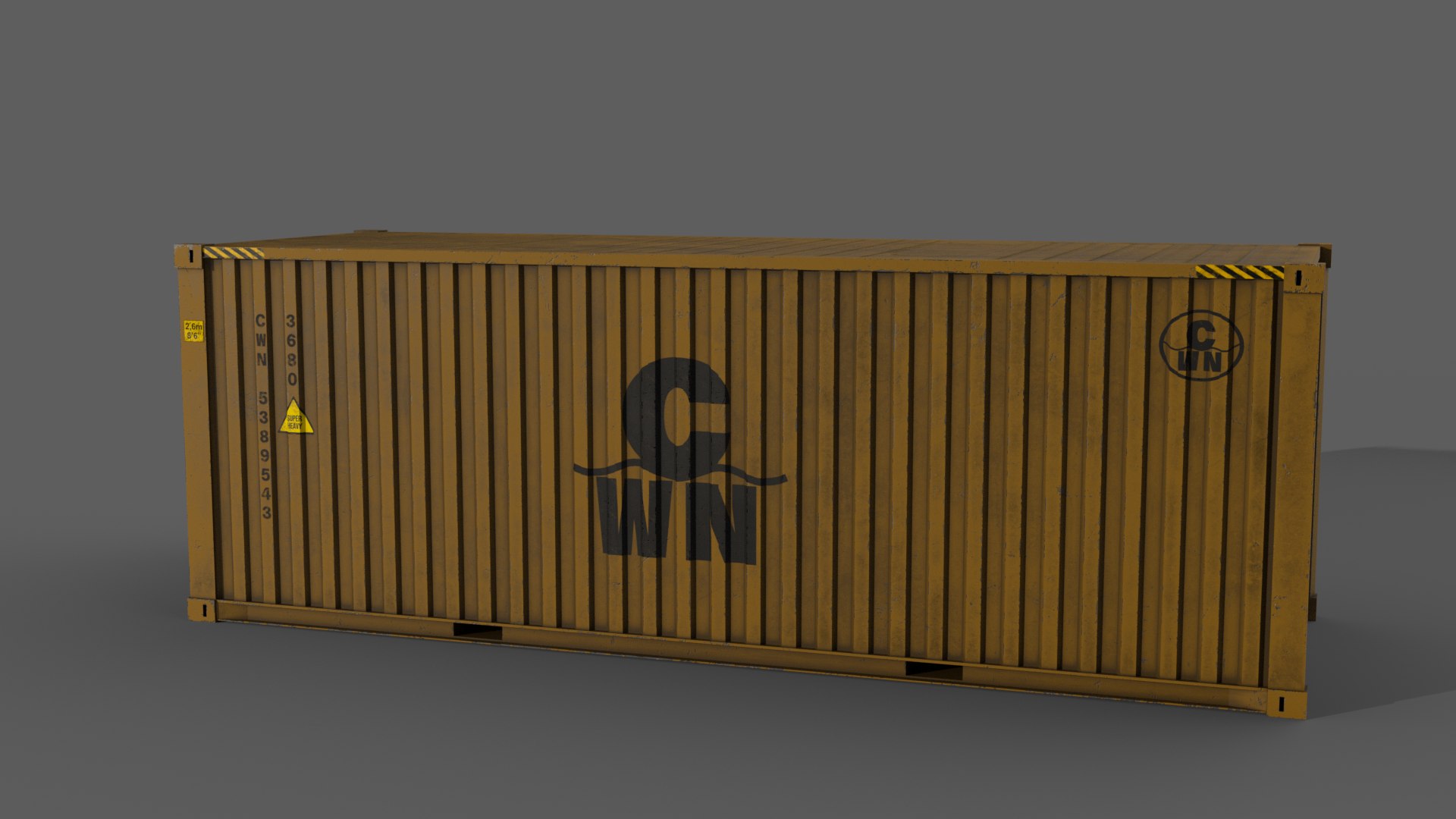 Shipping Container 3D - TurboSquid 2336147