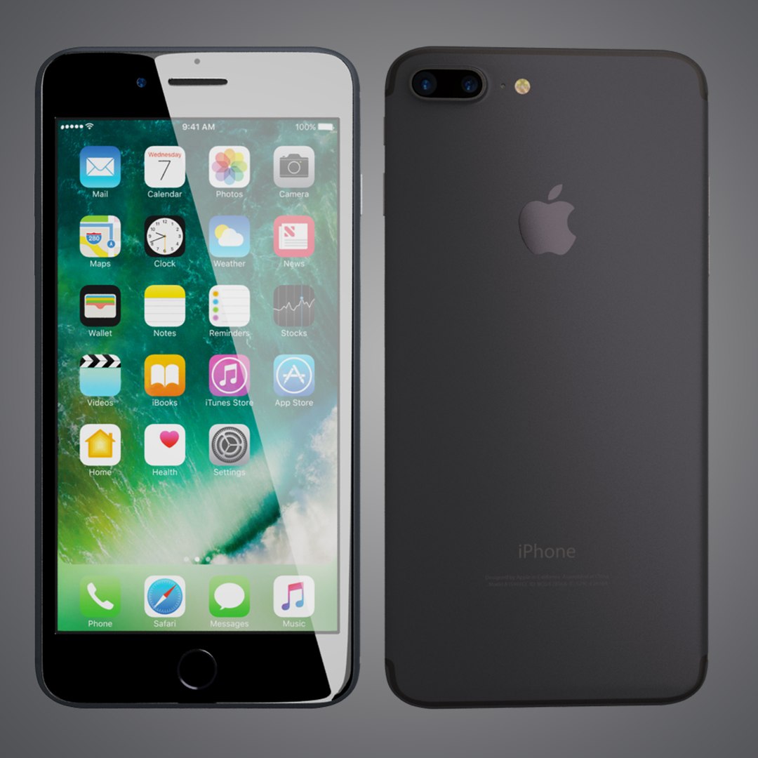 Apple Iphone 7 Color 3d Model