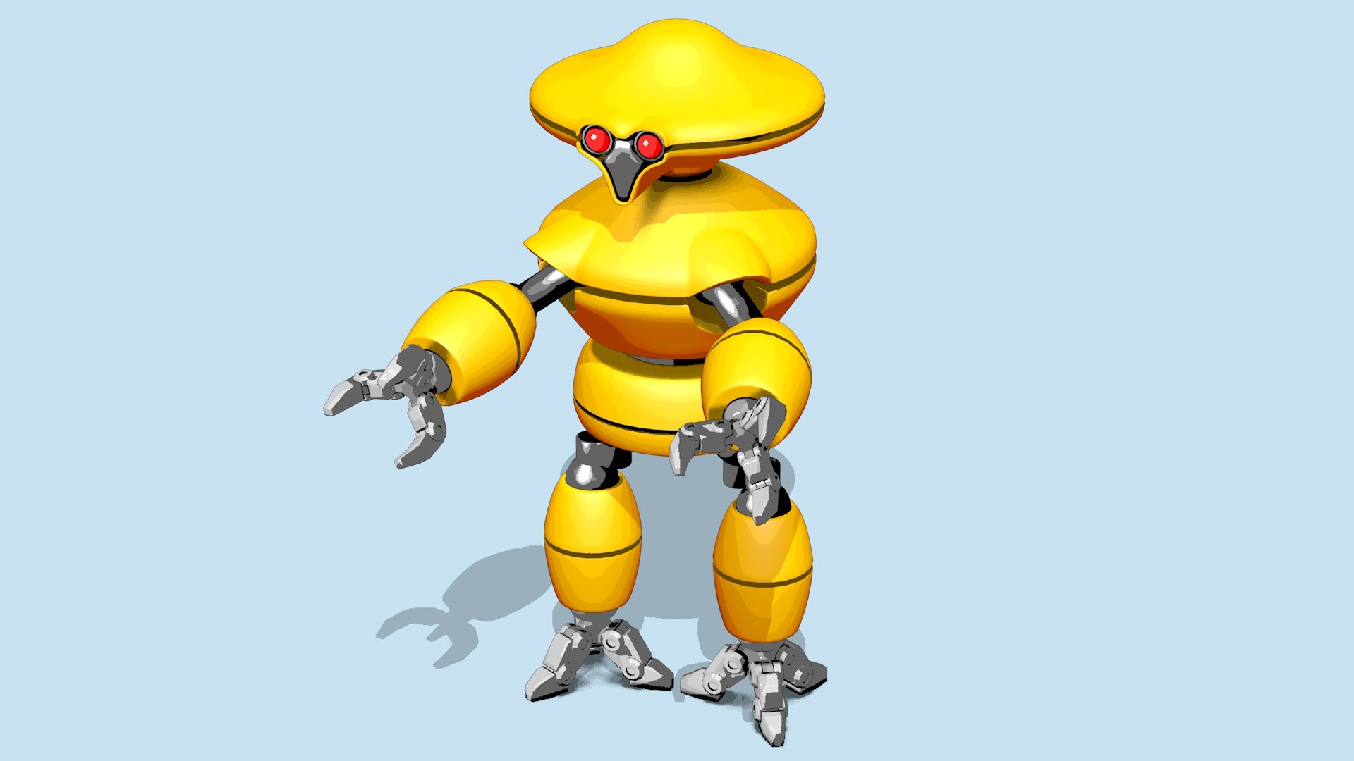 3D Robot - Waspbot - TurboSquid 1911587
