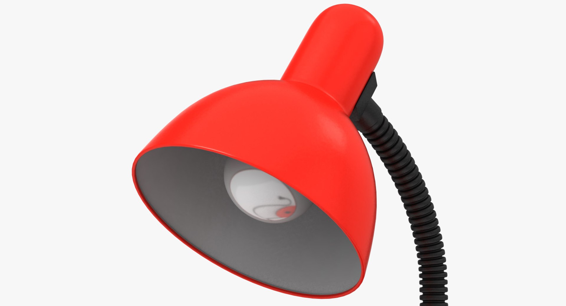 red table lamp 3d max