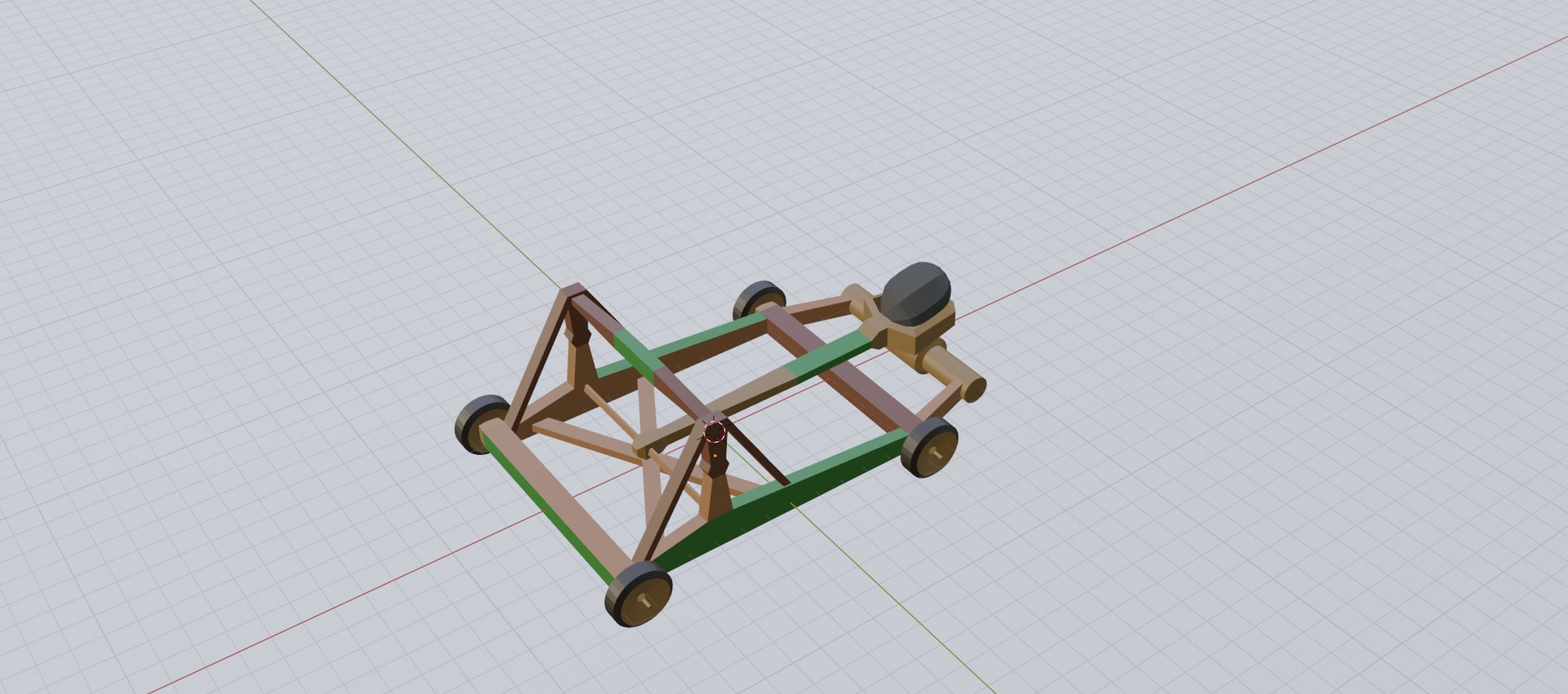 Medieval War Catapult Lowpoly 3D Model - TurboSquid 1969905