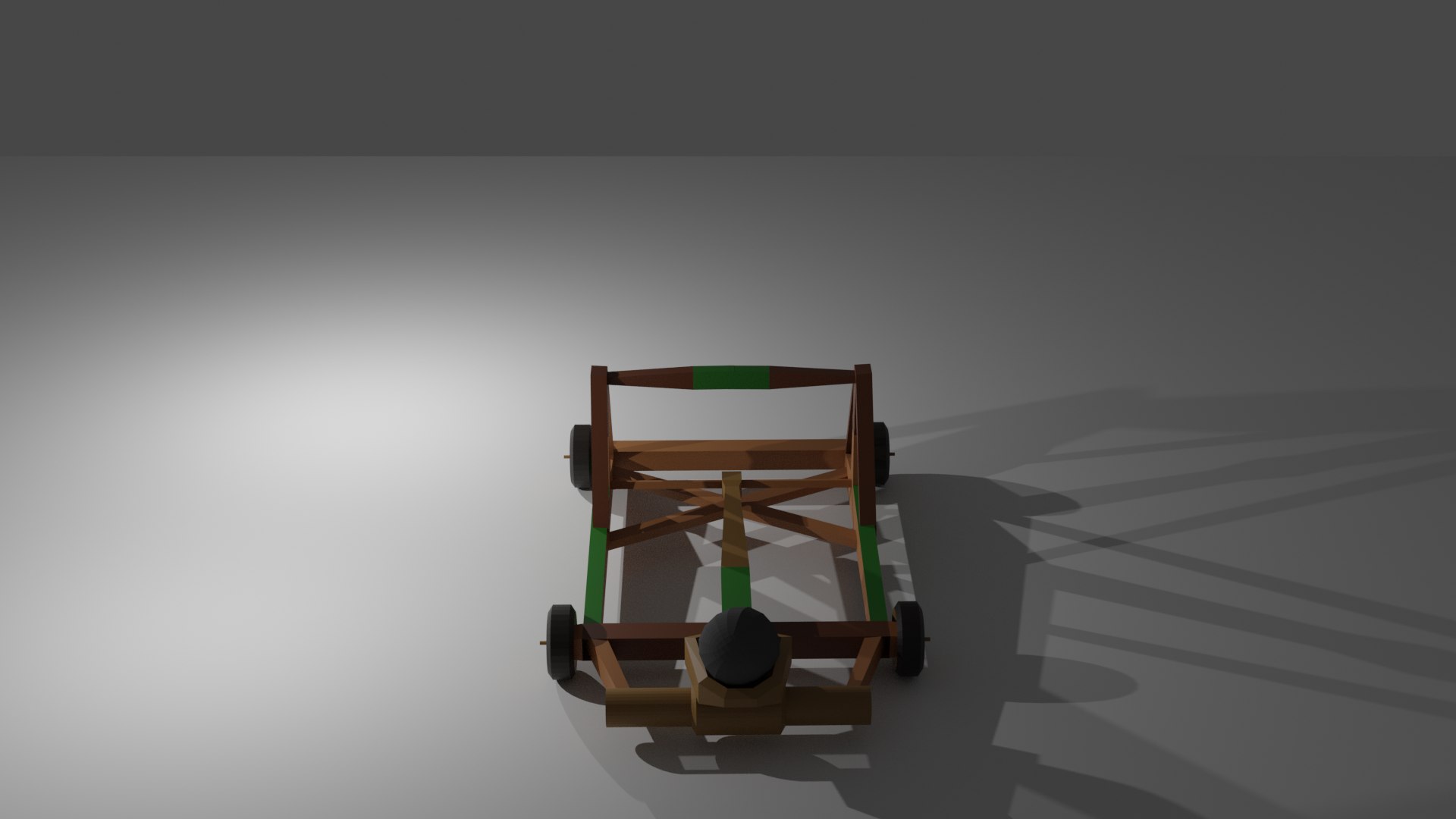 Medieval War Catapult Lowpoly 3D Model - TurboSquid 1969905