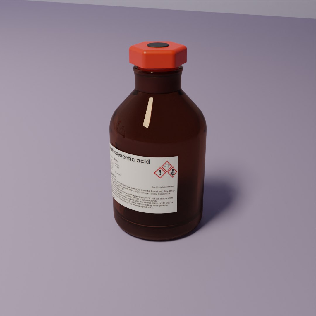 3D Model Glass Laboratory Reagent Bottles - TurboSquid 1629741