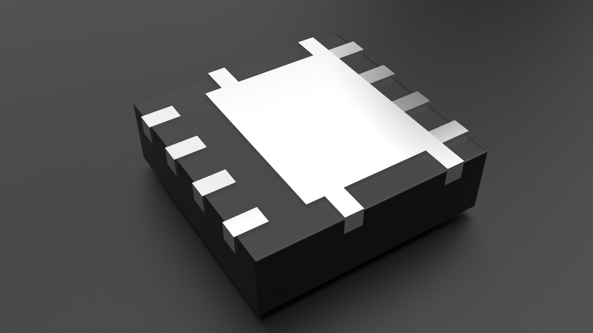 3D QFN-8 Chip - TurboSquid 2239071