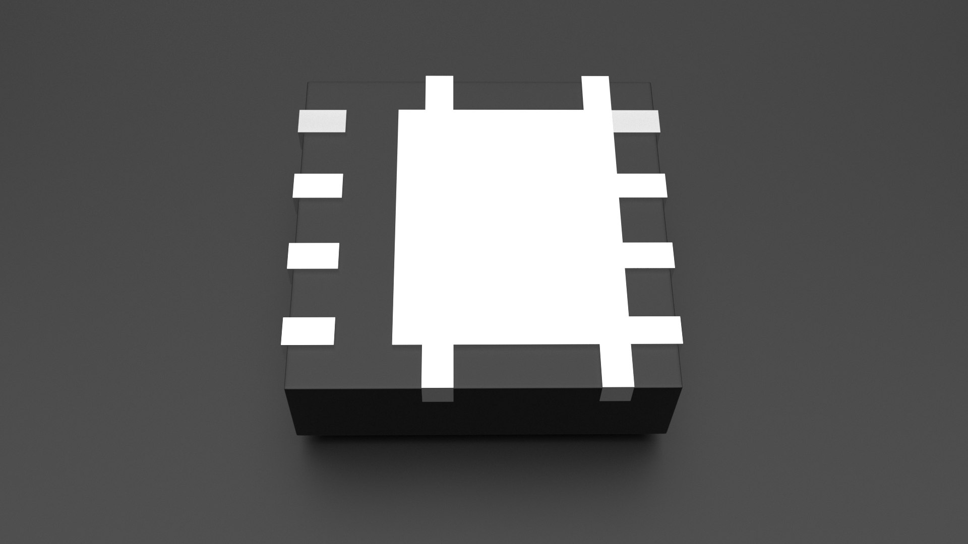 3D QFN-8 Chip - TurboSquid 2239071