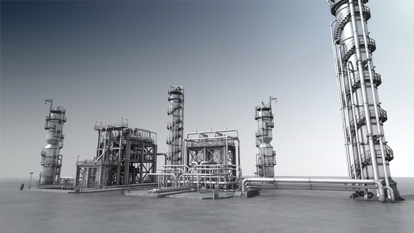 Metal Refinery 04 3D 모델 - TurboSquid 2050624