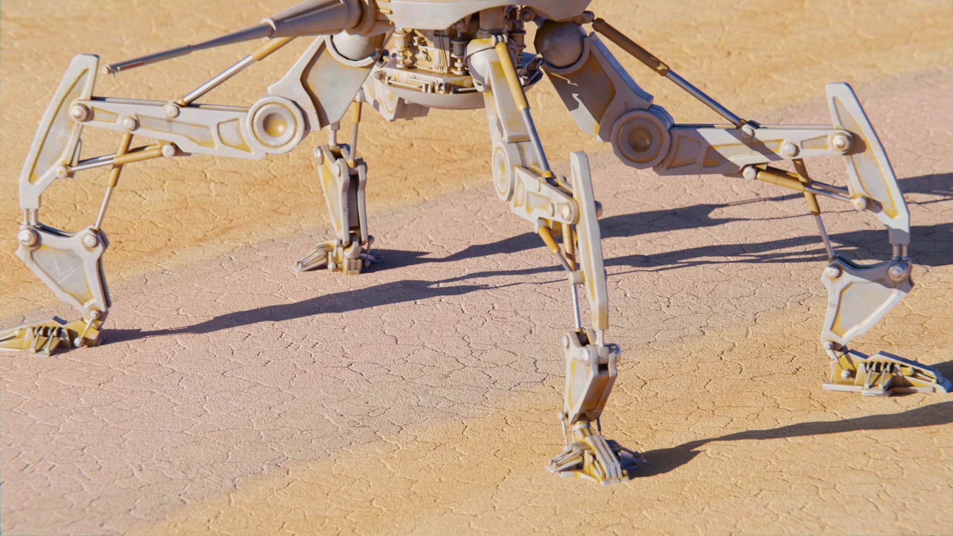 3D Dwarf Spider DroStar Wars Dwarf Spider Droidid - TurboSquid 2325856