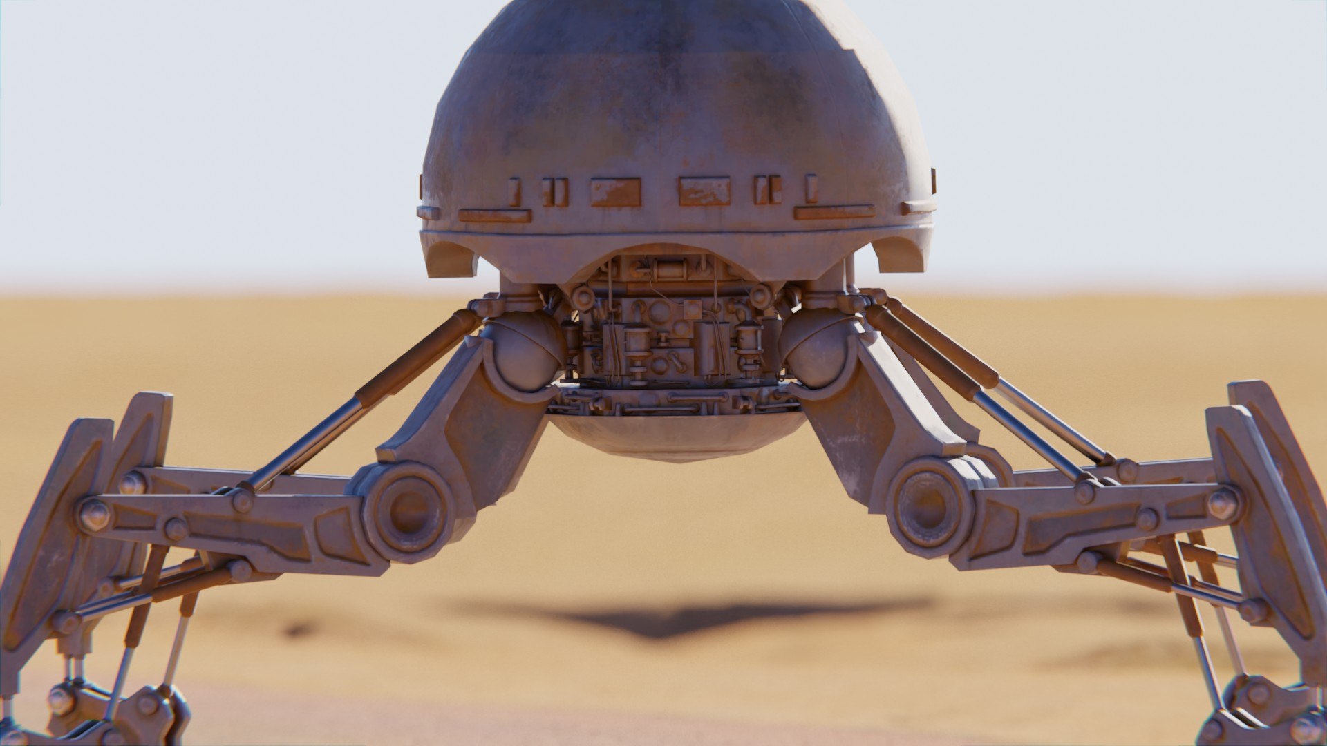 3D Dwarf Spider DroStar Wars Dwarf Spider Droidid - TurboSquid 2325856