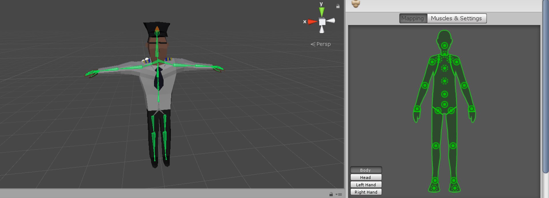 Pilot rigged unity 3D model - TurboSquid 1567329