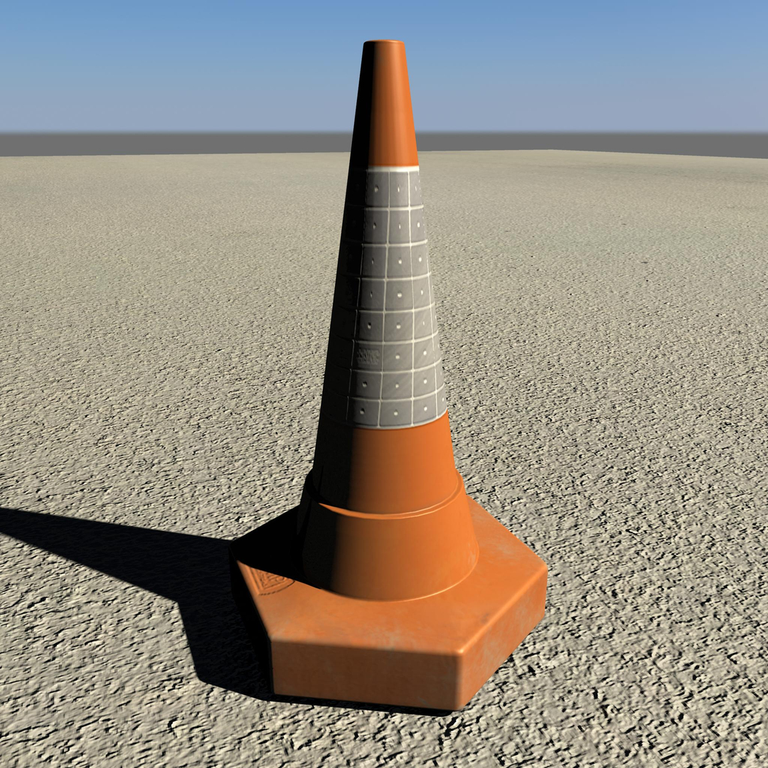 Traffic Cones 3d Model