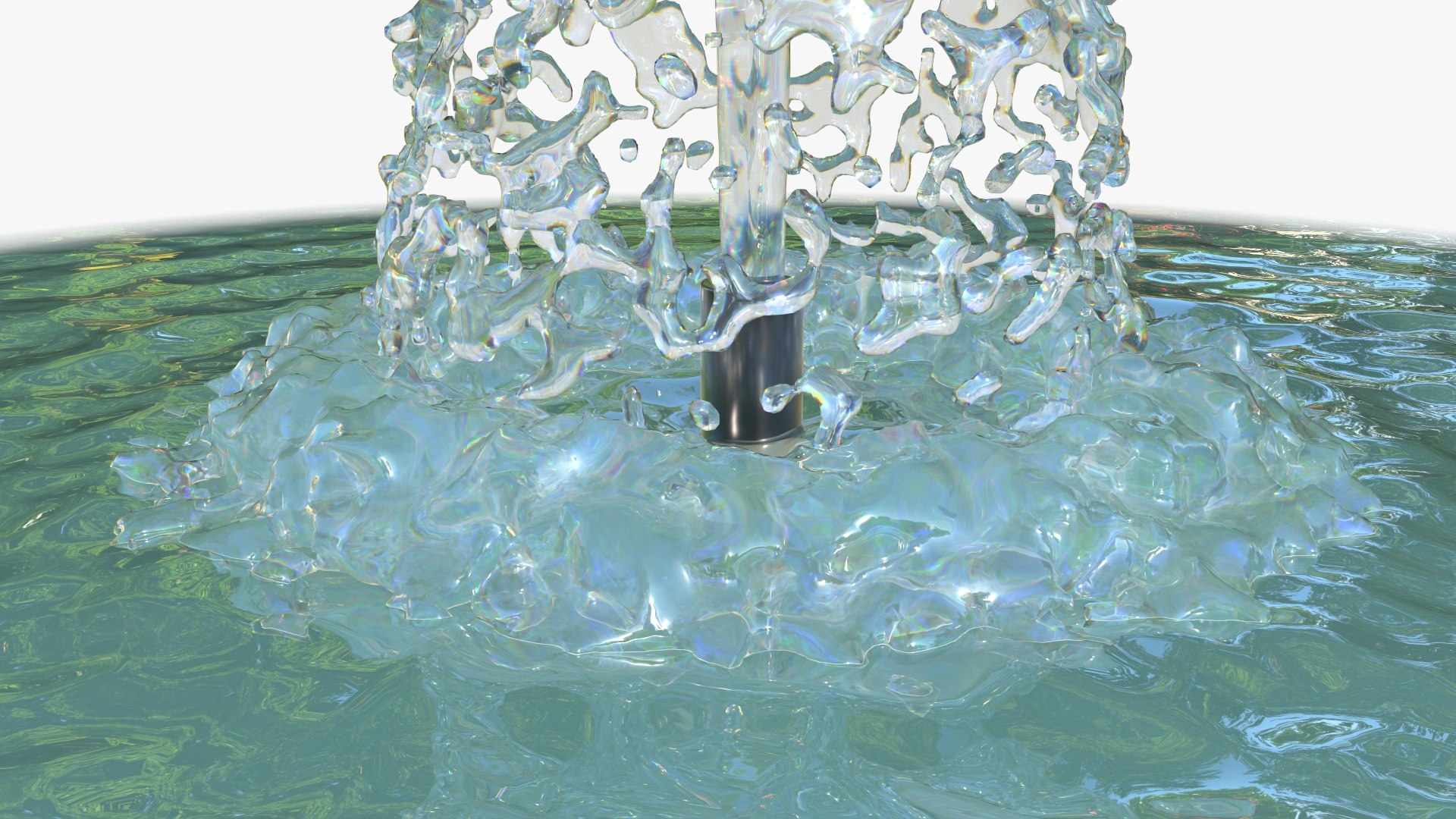 3D Animated Loop Water Fountain - TurboSquid 2170653