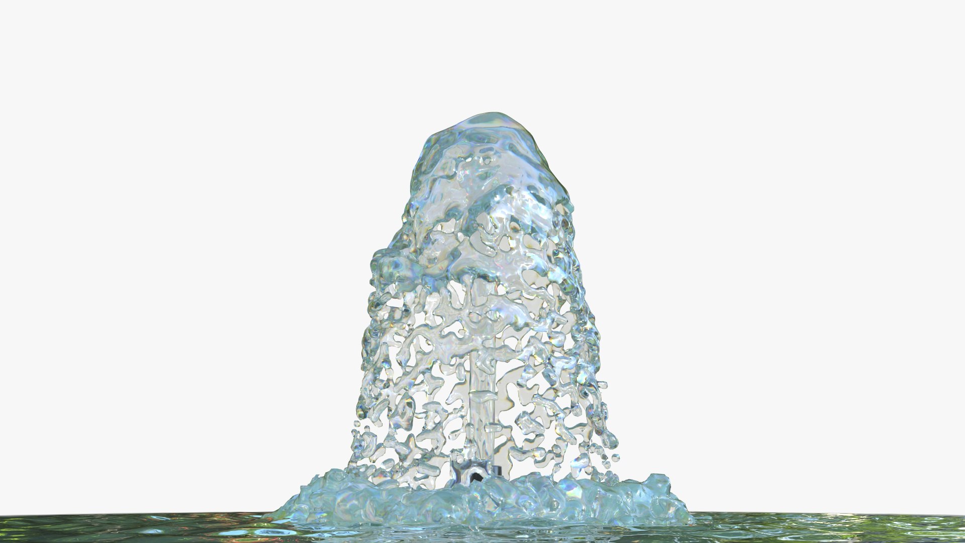 3D Animated Loop Water Fountain - TurboSquid 2170653