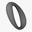 3D calligraphic digit 0 number - TurboSquid 1389318