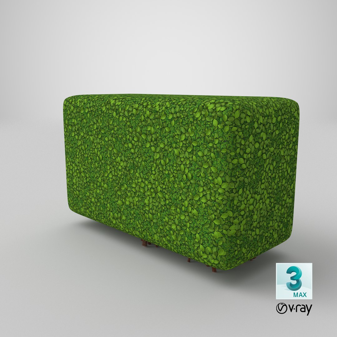 Stylized Square Bush V1 3D model - TurboSquid 2094291