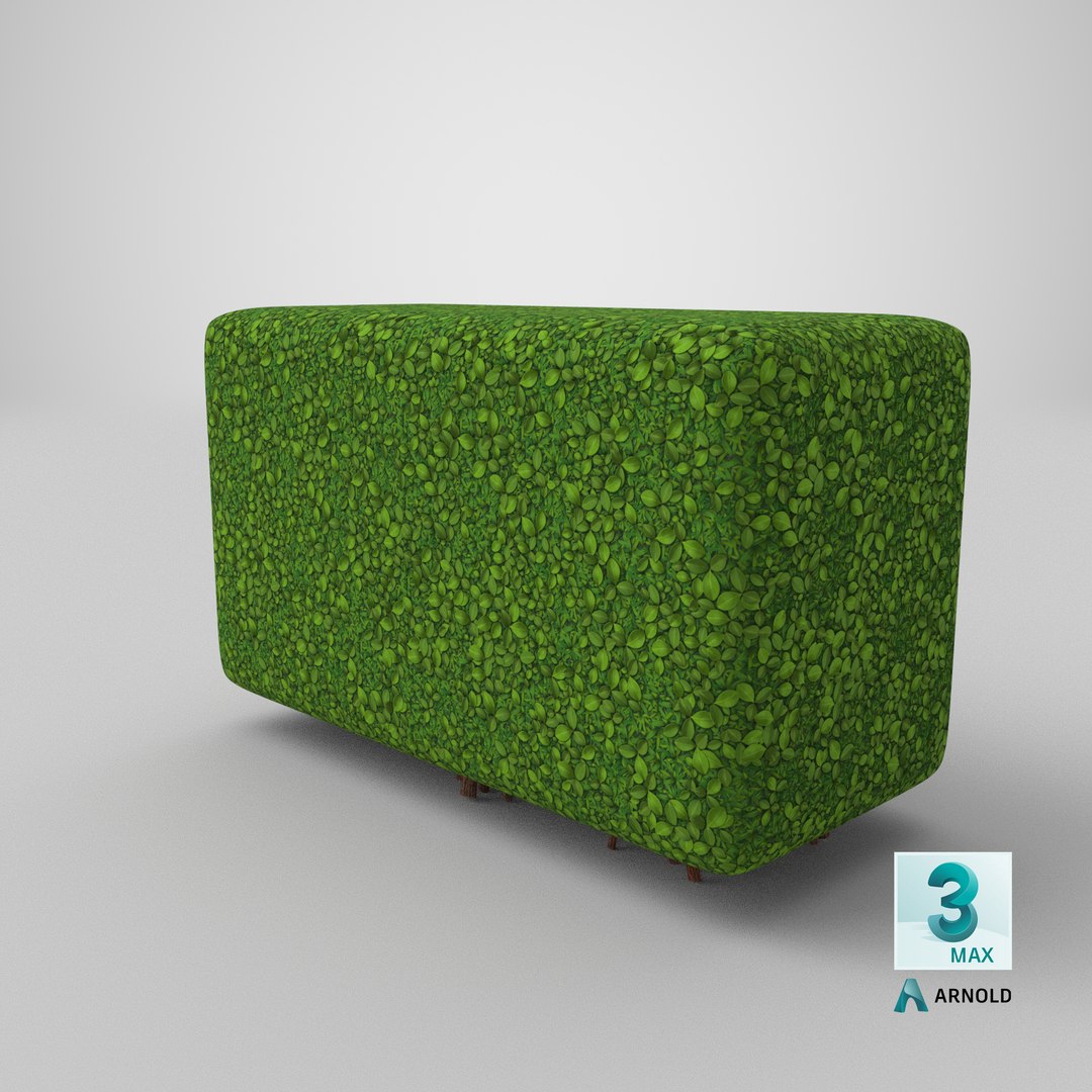 Stylized Square Bush V1 3D model - TurboSquid 2094291