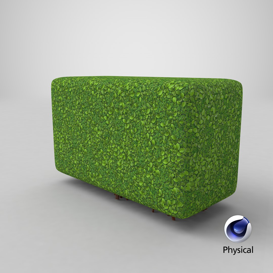 Stylized Square Bush V1 3D model - TurboSquid 2094291