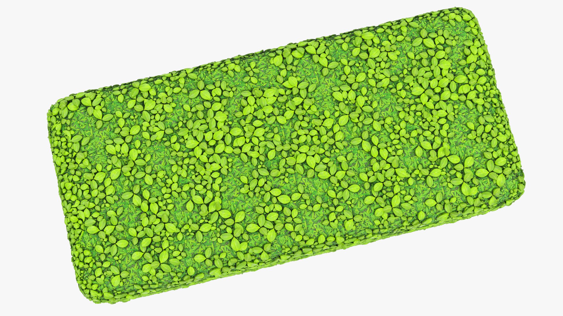 Stylized Square Bush V1 3D Model - TurboSquid 2094291