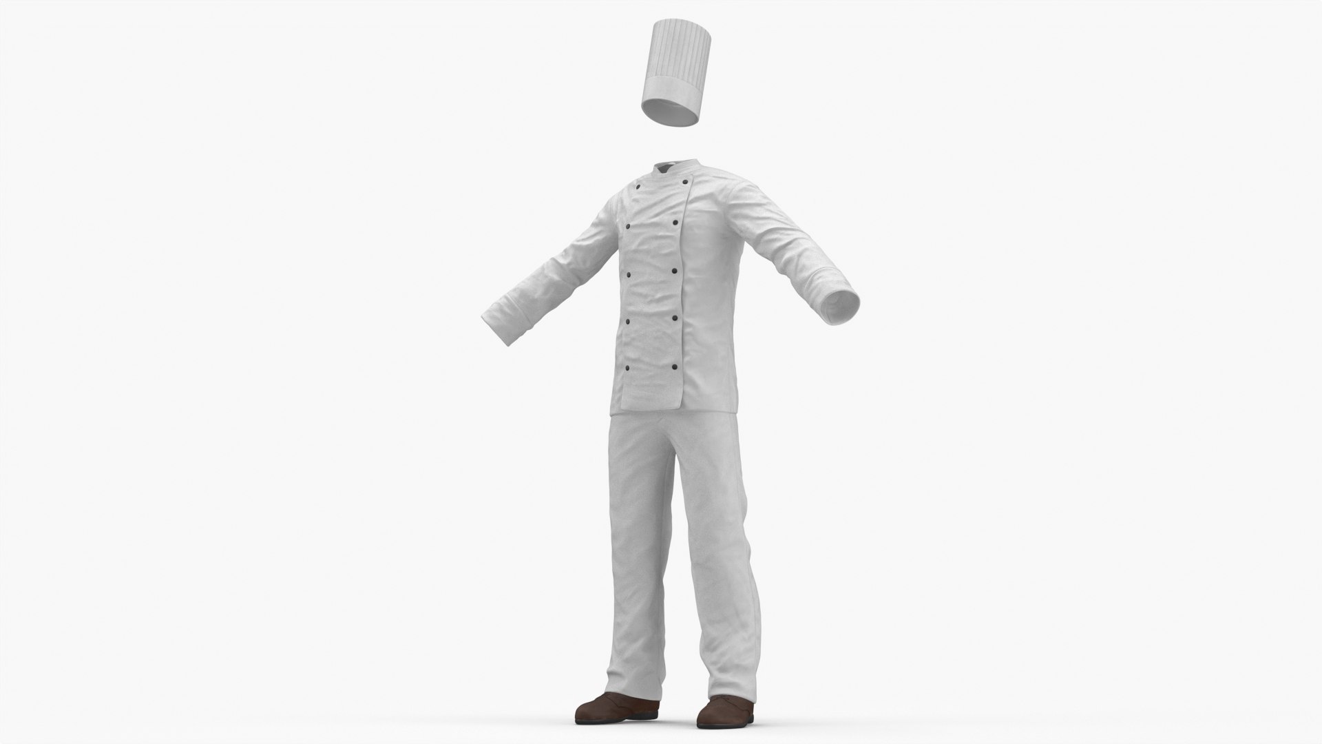 Chef Rigged For Maya 3D Model - TurboSquid 2349976