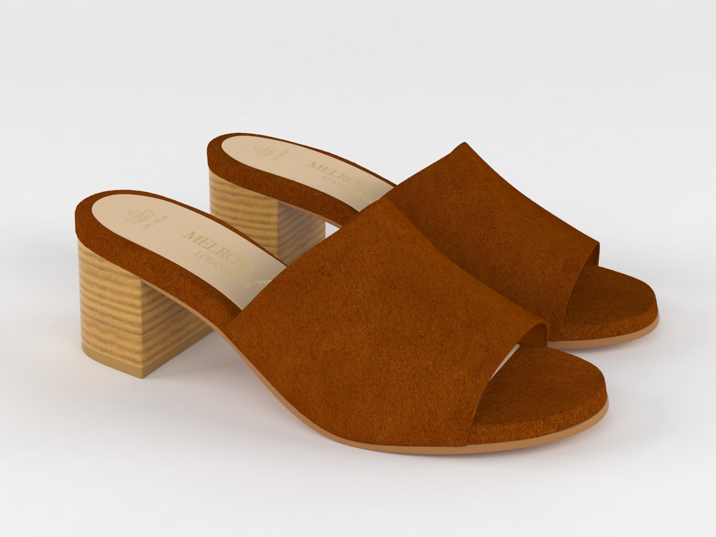 3D Model Realistic Women Slide Sandal - TurboSquid 1519851