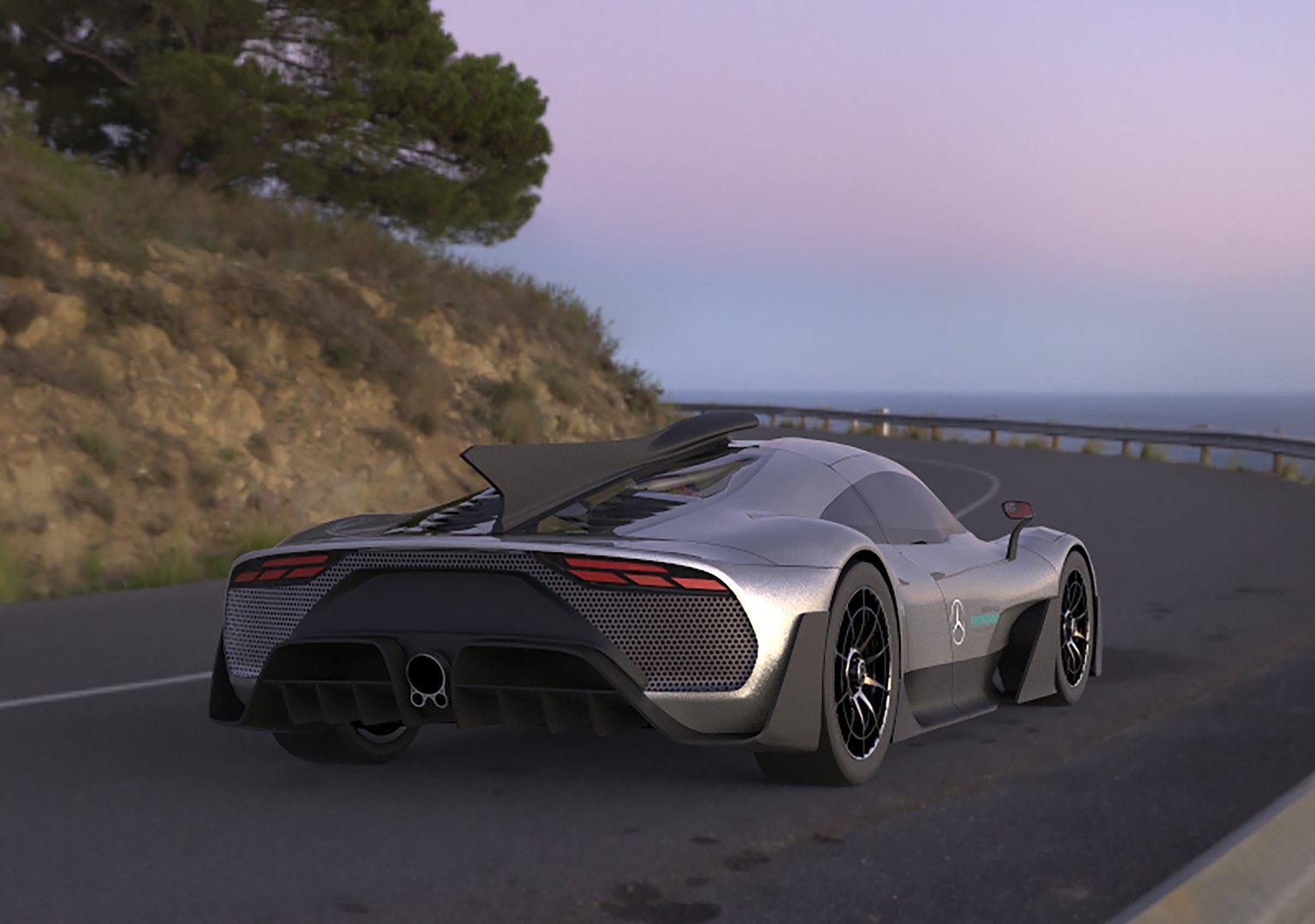 2017 Generic Merc AMG One SuperCar 3D Model - TurboSquid 1902778