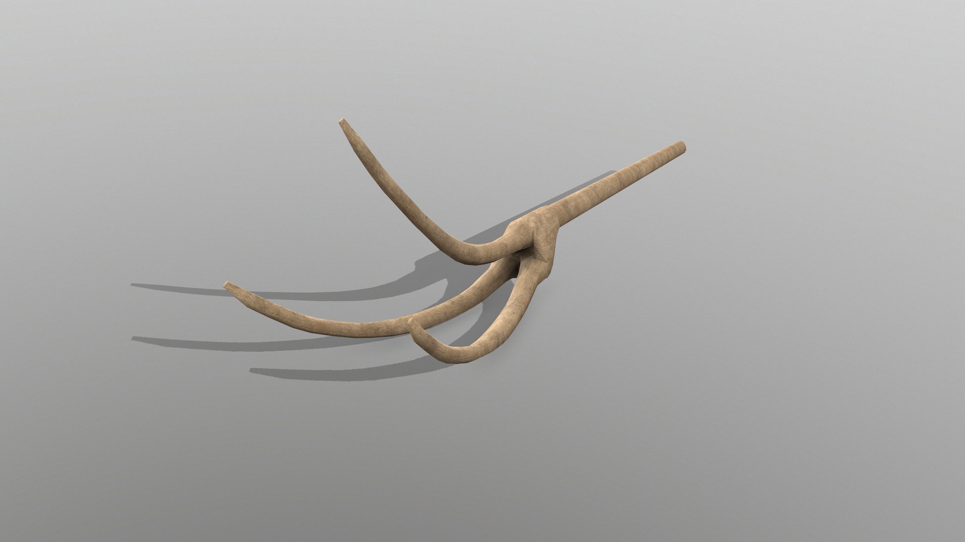 Wooden Medieval Pitchfork 3D Model - TurboSquid 1737640