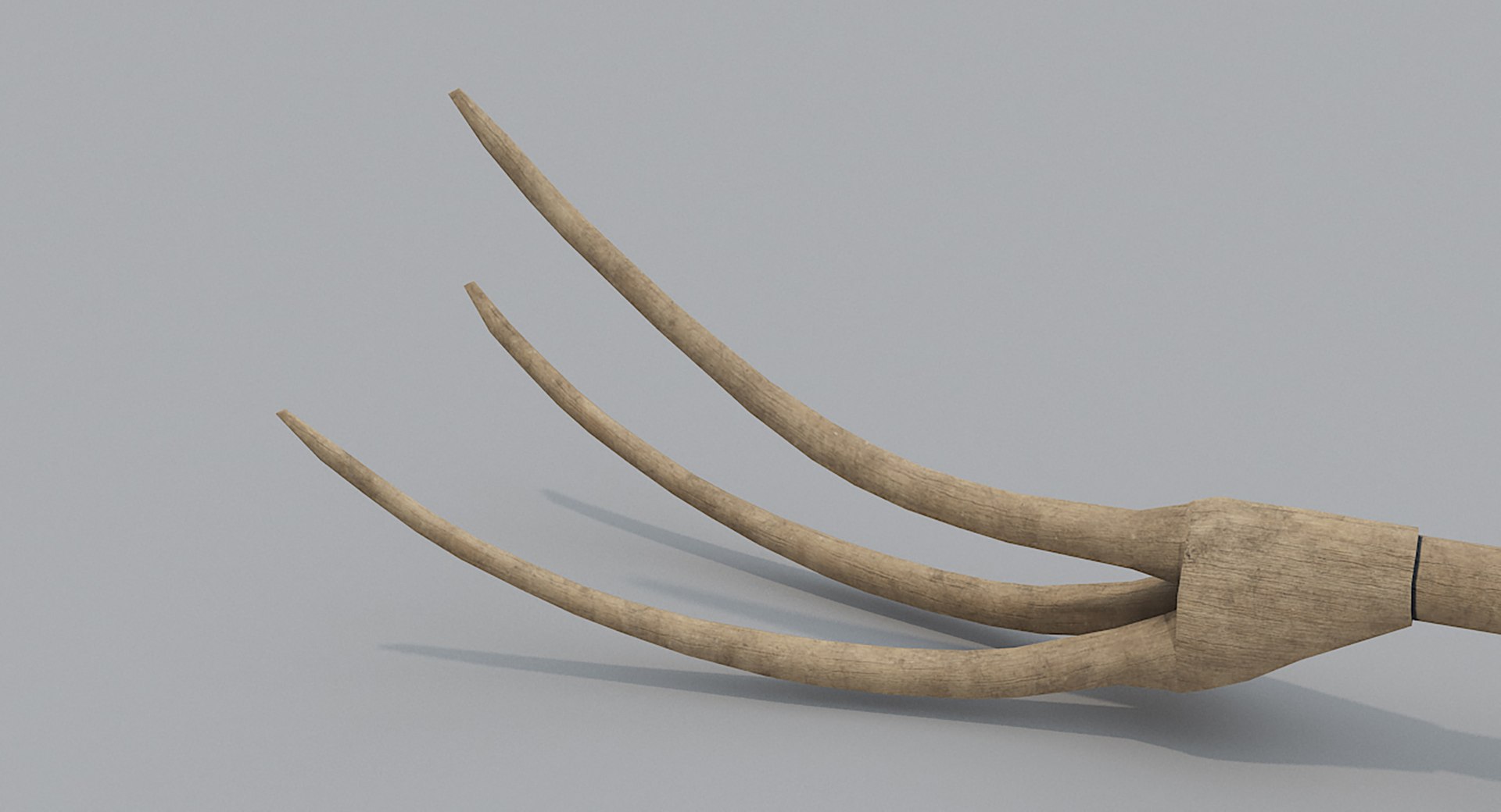 Wooden Medieval Pitchfork 3D Model - TurboSquid 1737640