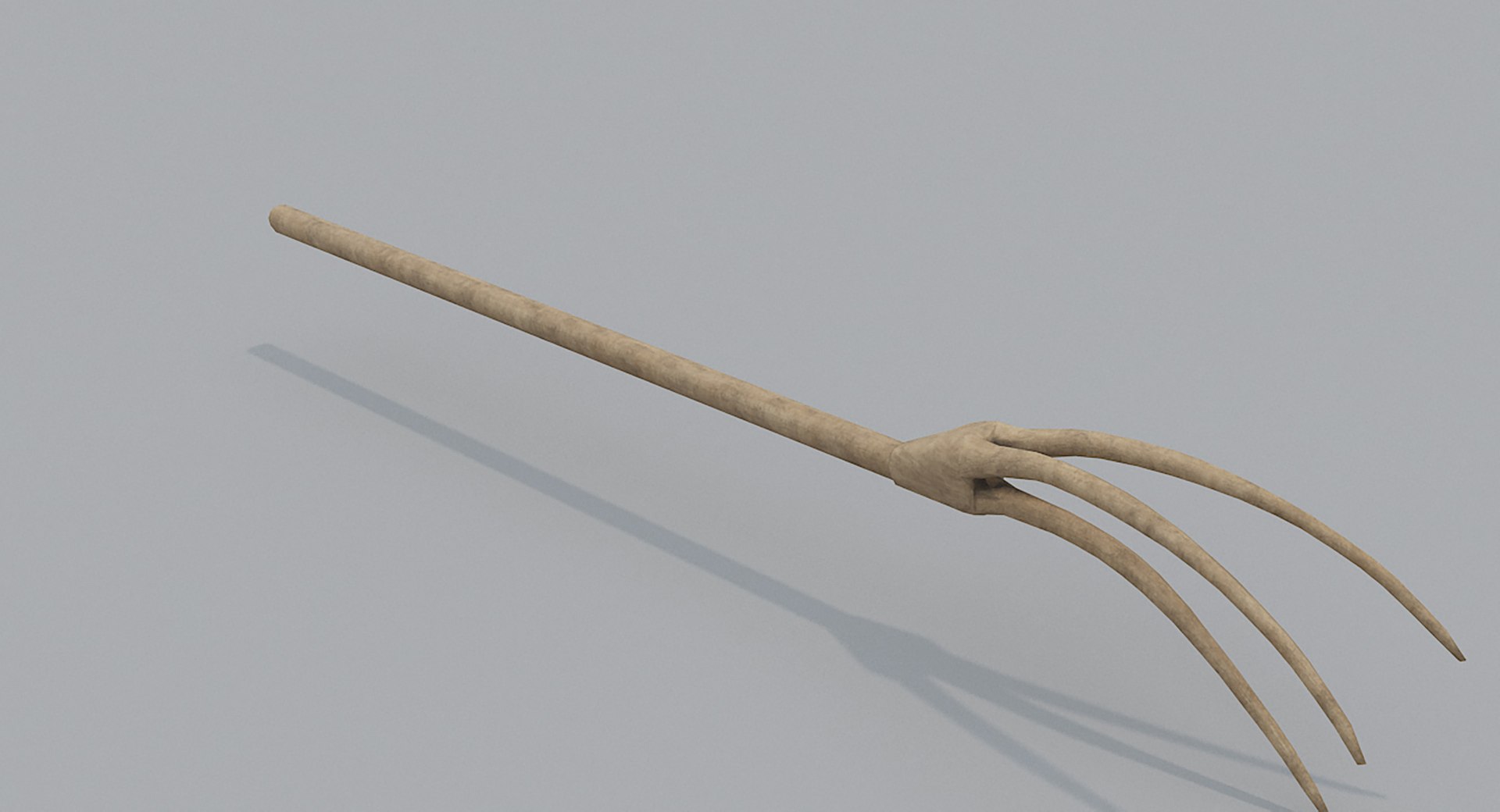 Wooden Medieval Pitchfork 3D Model - TurboSquid 1737640